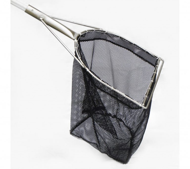 Dip Net | 11½" 'D' Shape Frame | Black Fryma Mesh