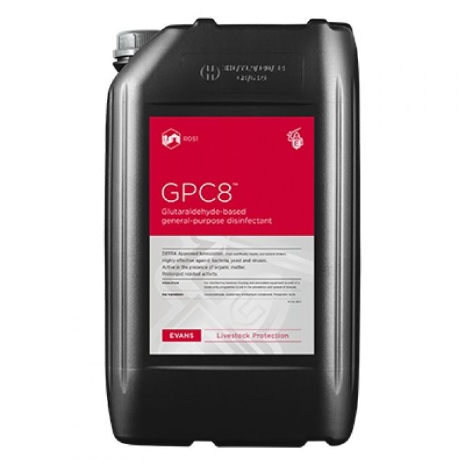 GPC8 Disinfectant - 25 Litres | Collins Nets