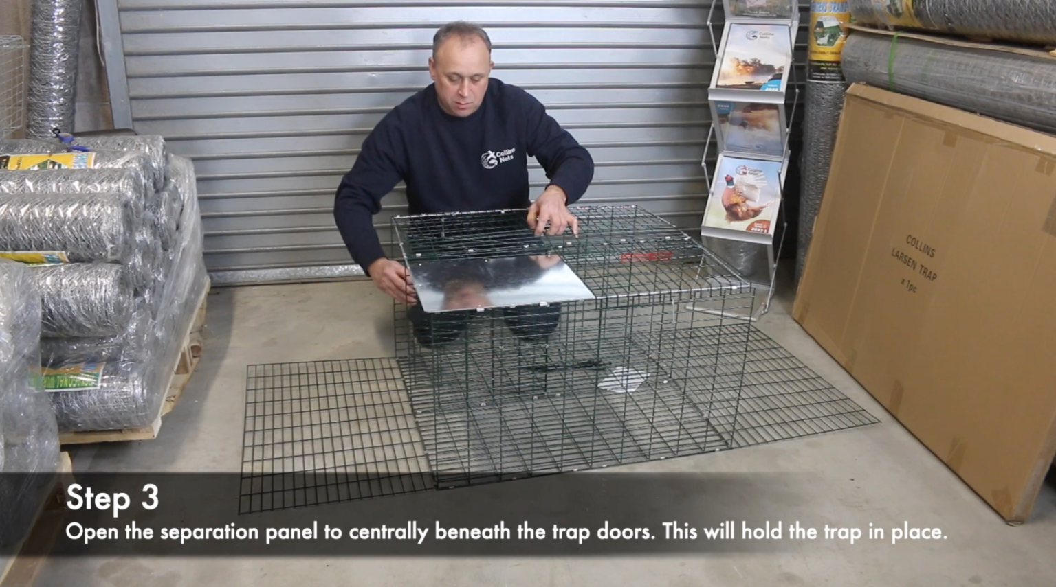 How to Set Up a Magpie Larsen Trap | Collins Nets