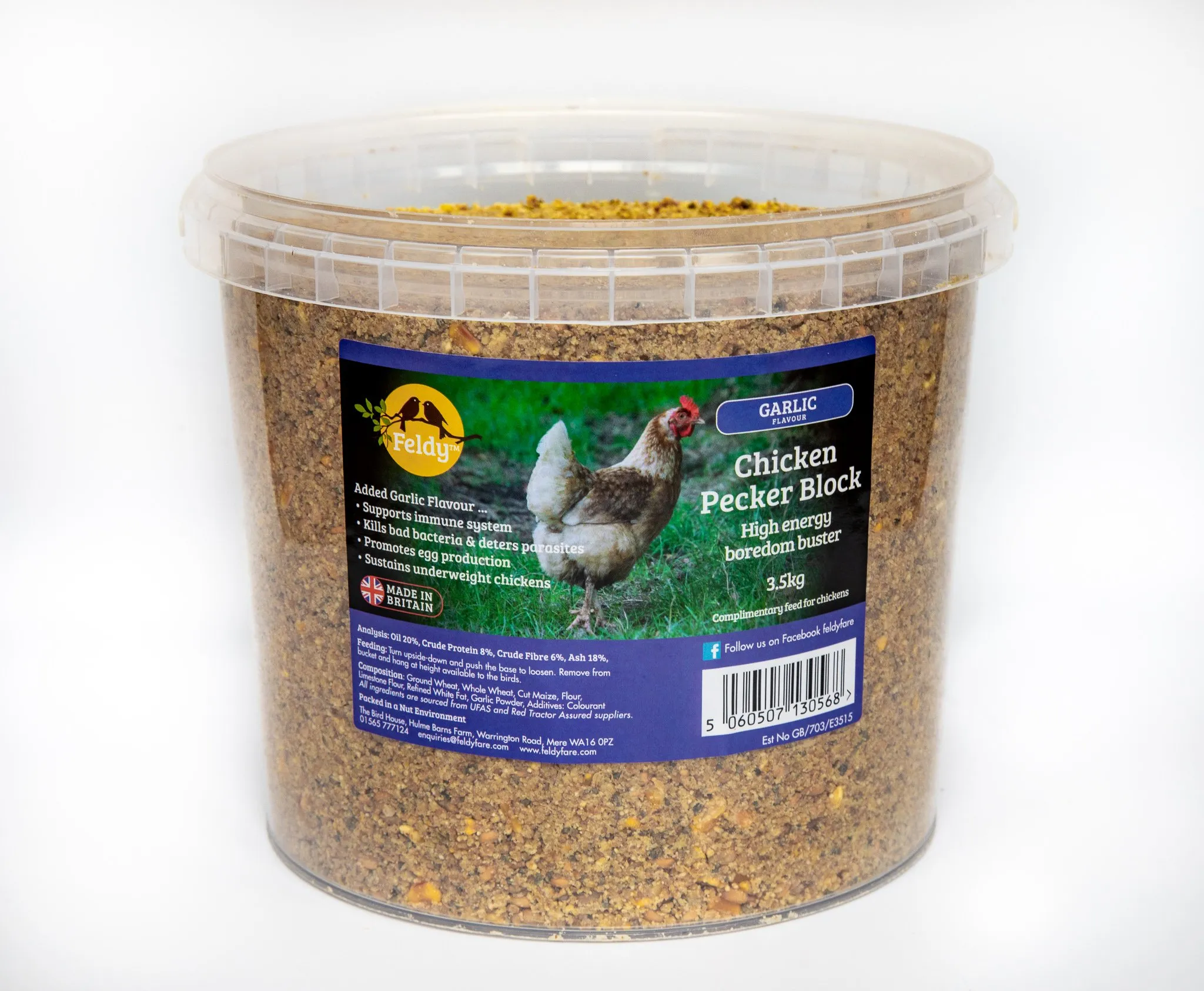 Feldy Garlic Pecker Block 3.5kg | Poultry Keeping Collins Nets